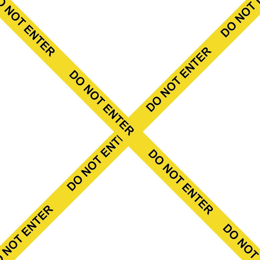 Do Not Enter Barricade Tape: Ensuring Safety with Visibility – Singhal Mart