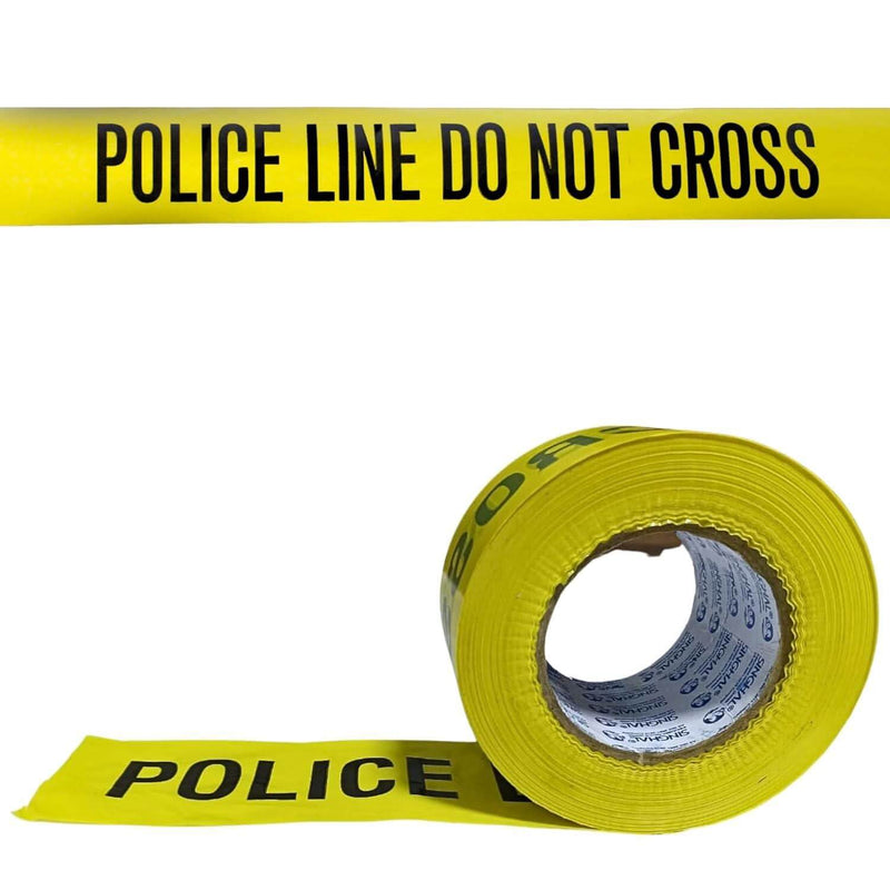 Police Line Do Not Cross Barricade Tape Roll 3 inch x 300 Meter – Singhal Mart