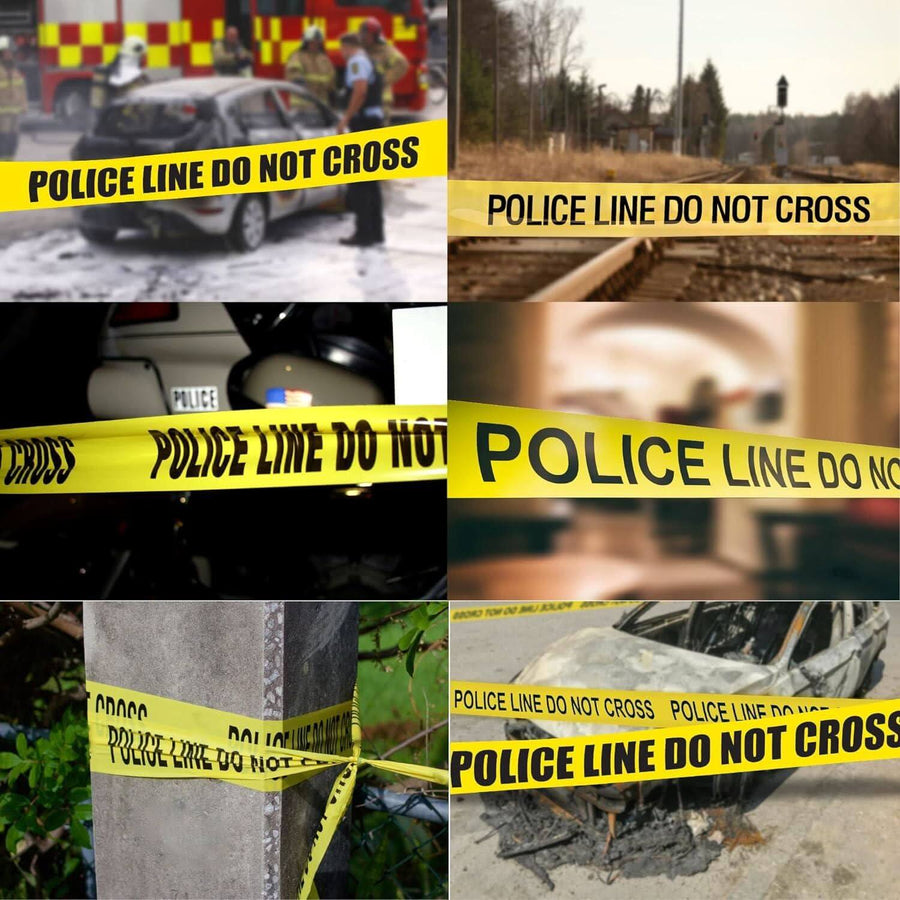 Police Line Do Not Cross Barricade Tape Roll 3 inch x 300 Meter – Singhal Mart