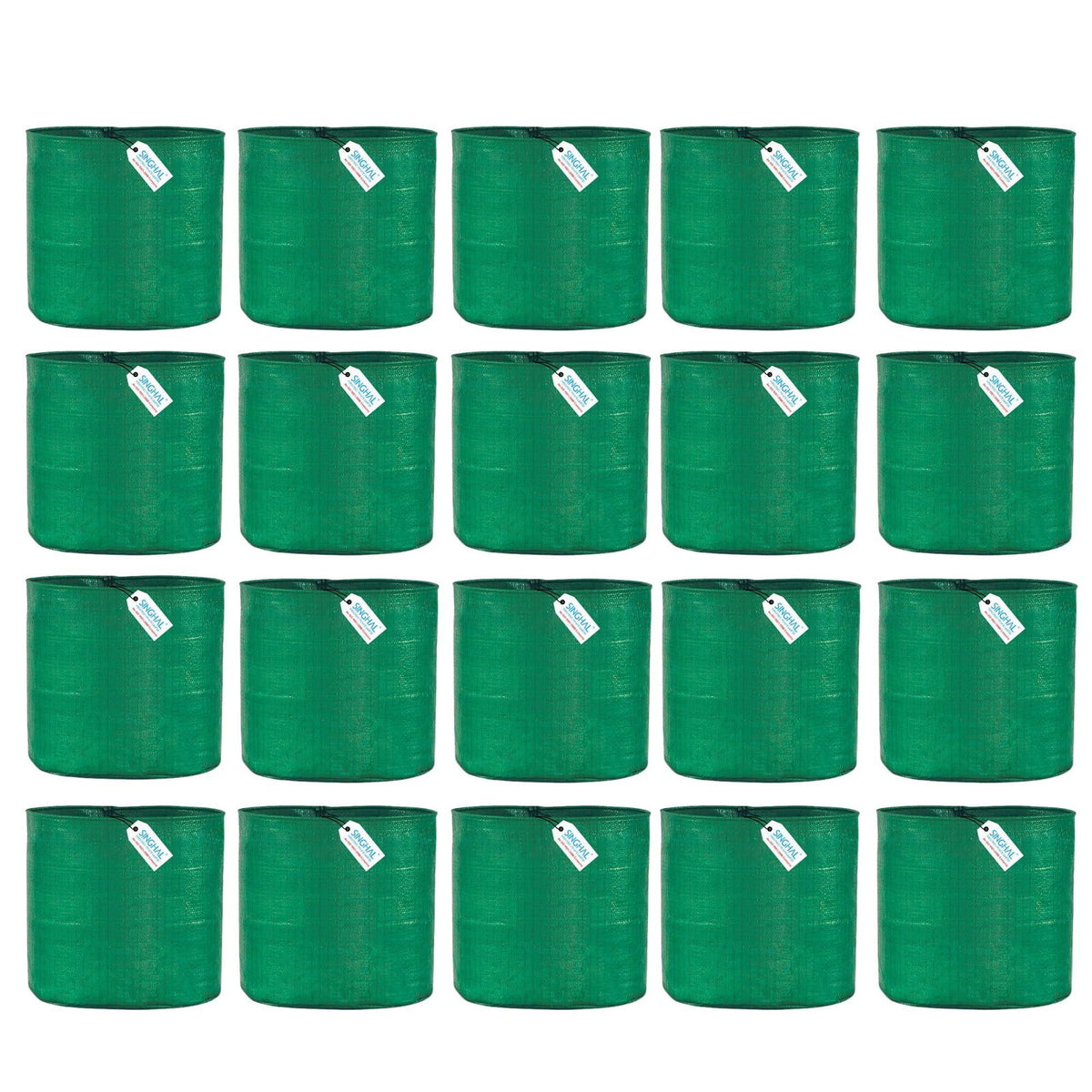 Singhal UV-Protected Round Grow Bags 24x24, Pack of 20 – Singhal Mart