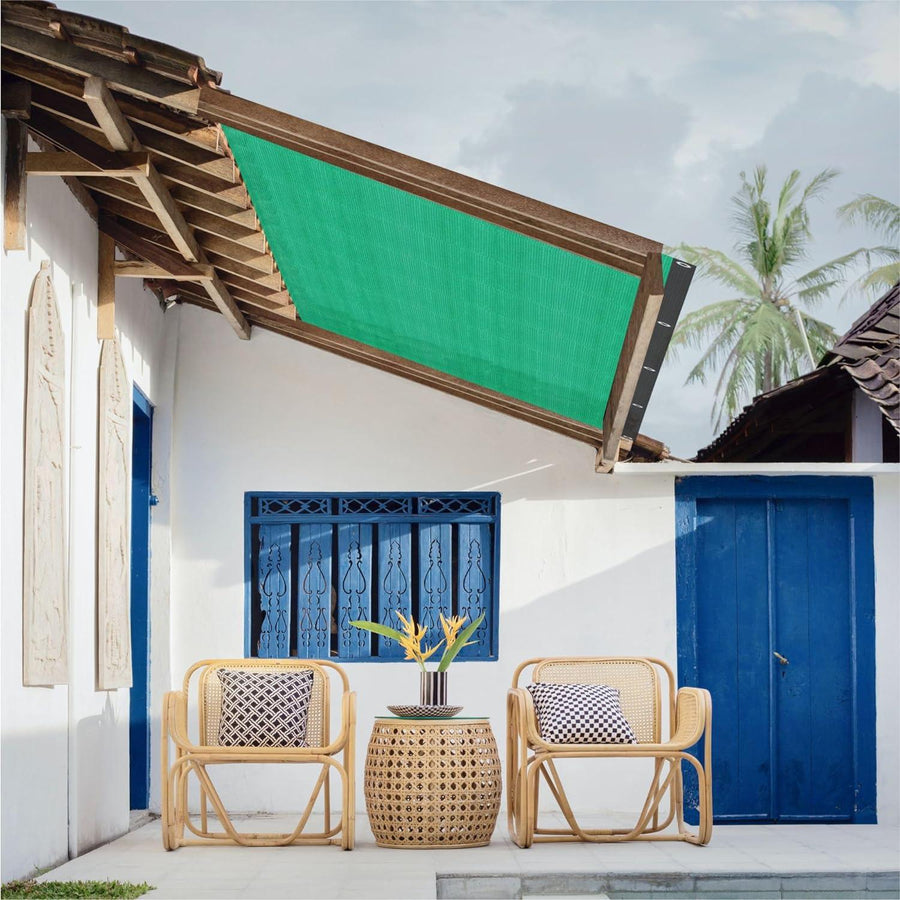 HDPE Green Shade Net for Balcony 10 x 70 ft – Singhal Mart